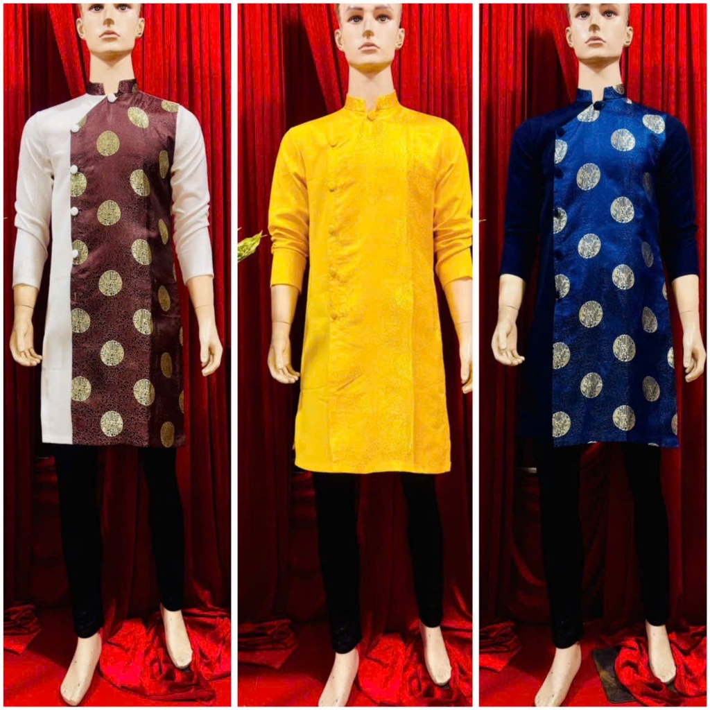 Traditional Ao Dai Silk Brocade Ao Dai Men's High Quality Men's ...