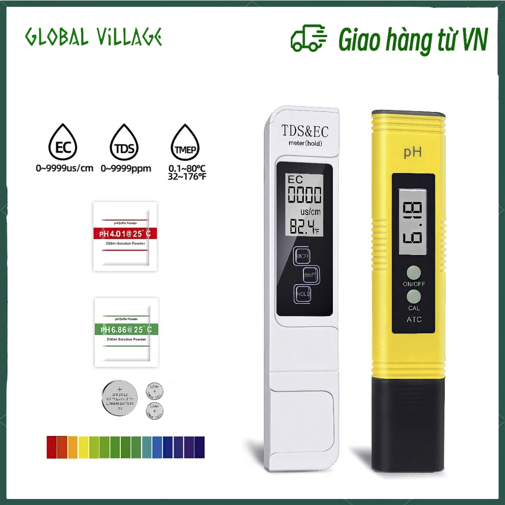 LCD Digital PH Meter PH-02 Meter Pen, PH meter (calibrated) for ...