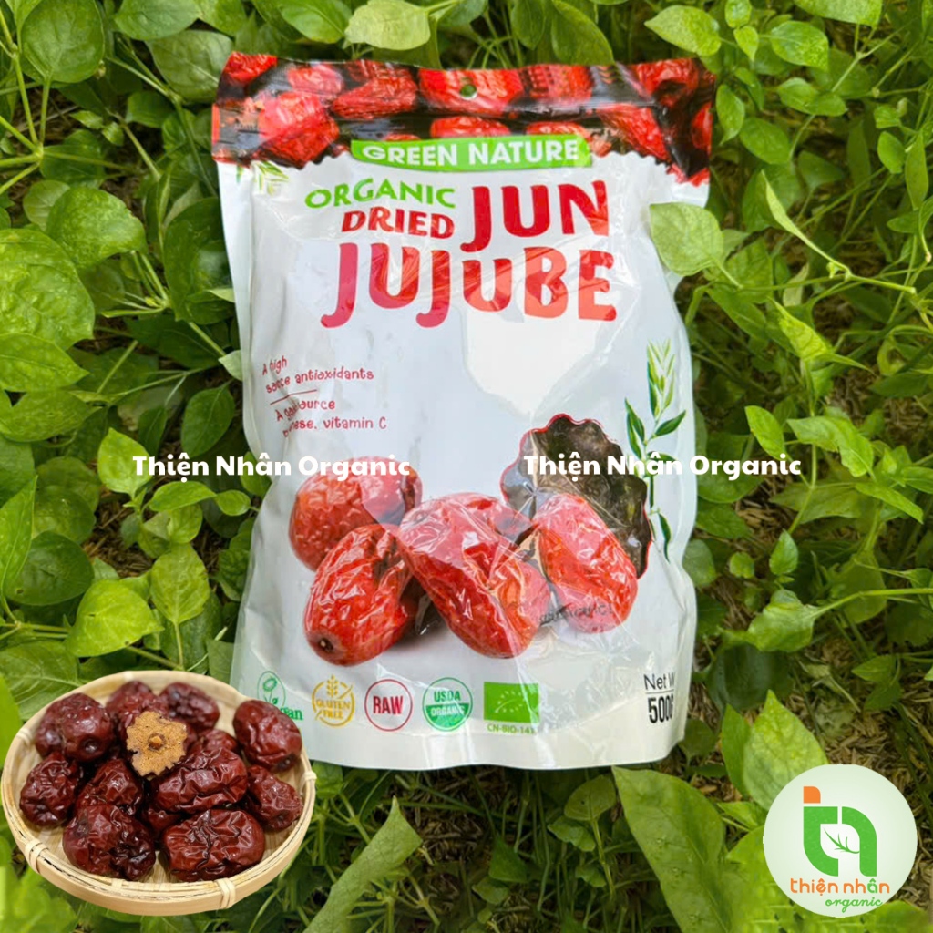 Green Nature Organic Dried Jun Jujube 500g for stewing bird's nest ...