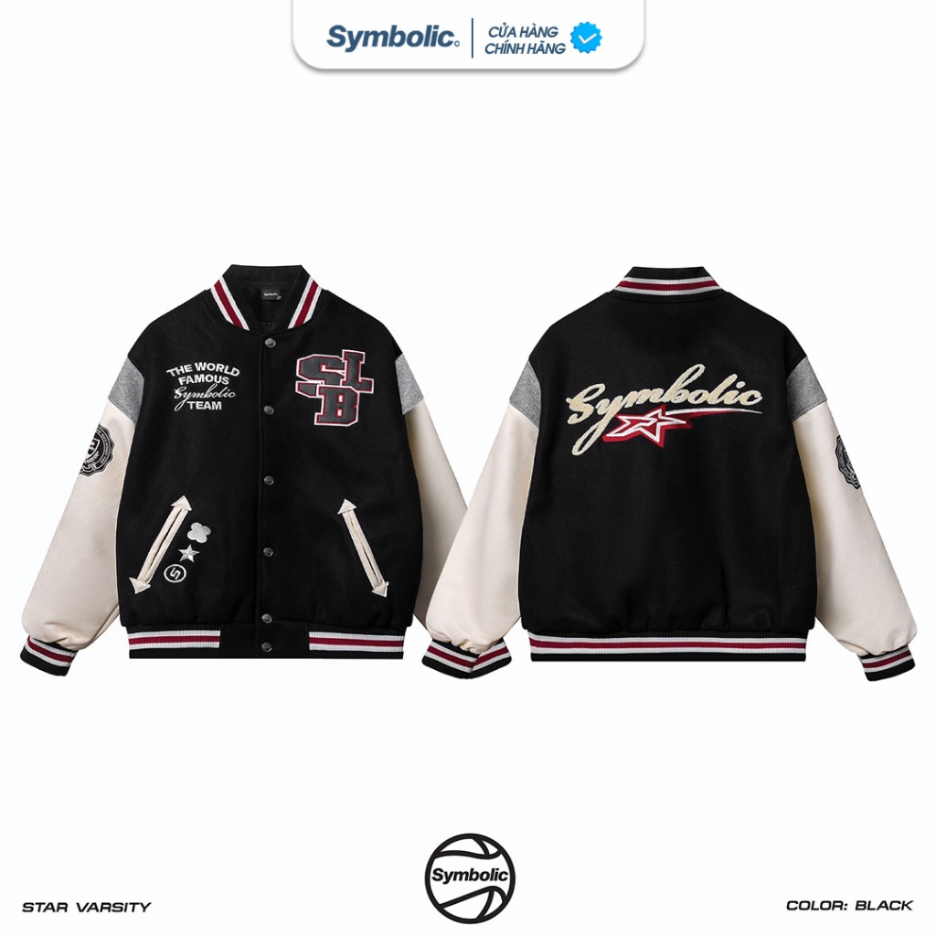 Jacket Varsity Star Jacket Symbolic | Shopee Philippines