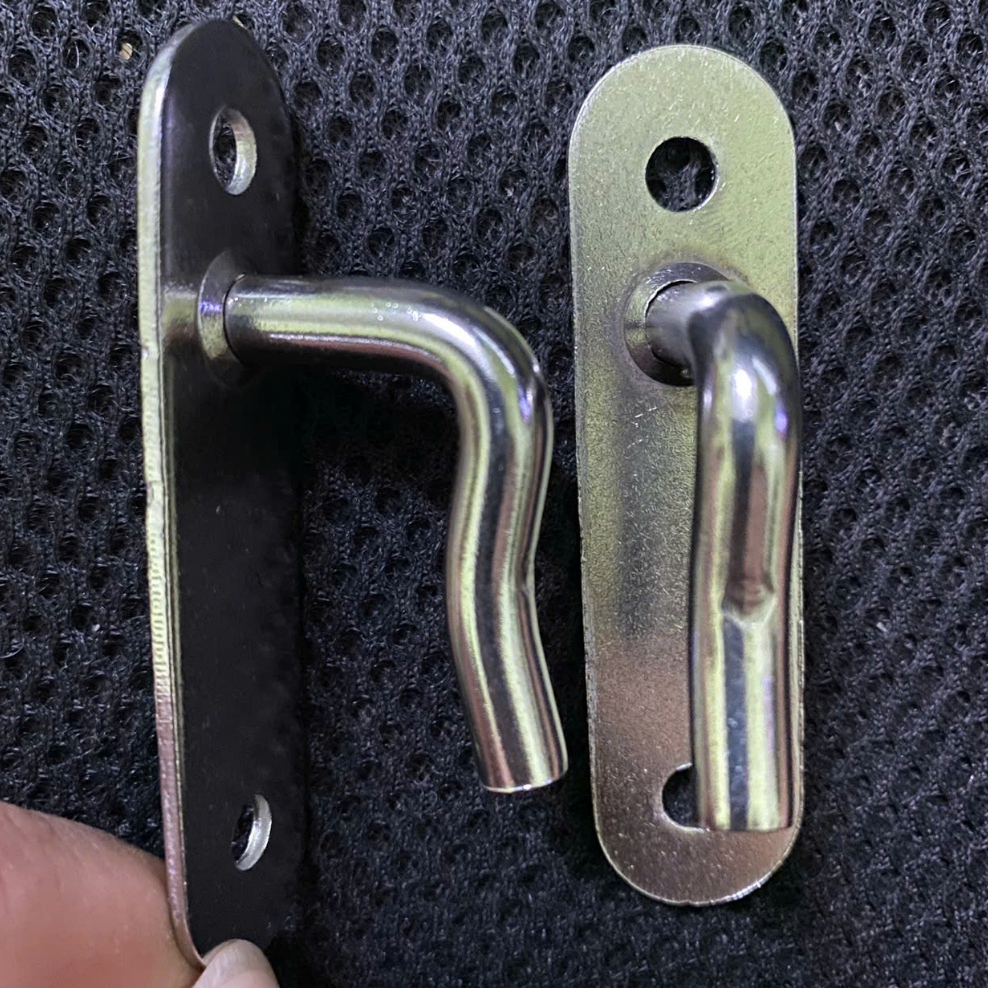 Silver hook for trucks, 7.5cm tarpaulin rope tension box hook made of ...