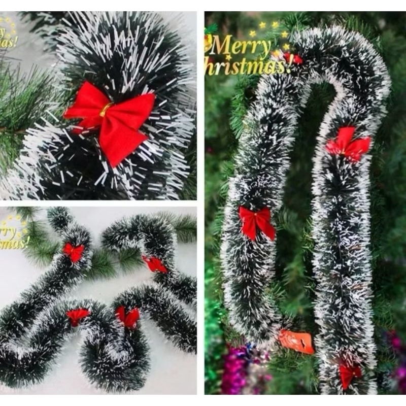 Mink tinsel to decorate NOEL, make pine trees, laurel wreaths, 9cm ...