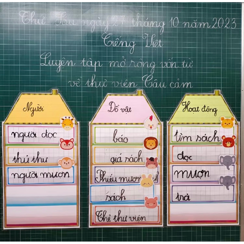 A2 large house sample board for learning math and Vietnamese | Shopee ...
