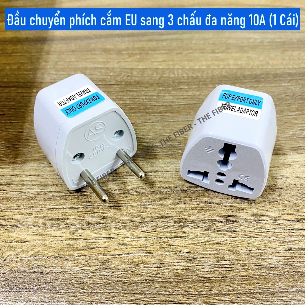10a universal 3-pin EU to 3-pin plug adapter (1 Piece) | Shopee Philippines