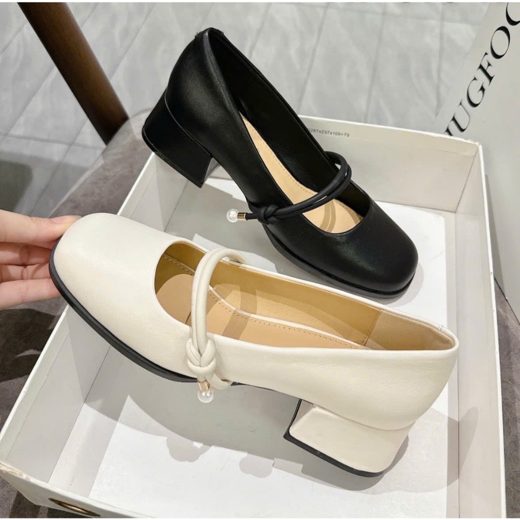 Smooth leather high heels with horizontal twisted straps and beautiful ...