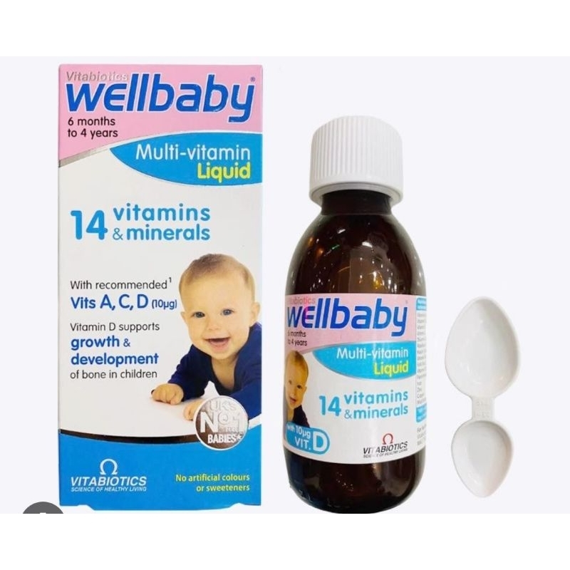 Wellbaby Multi – British multivitamin for babies from 6 months to 4 ...