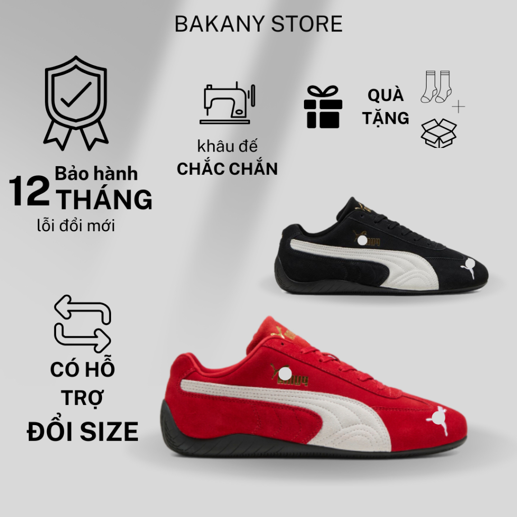 Pum Speed Cat OG Shoes for Men and Women 2 Fashionable Black and Red ...