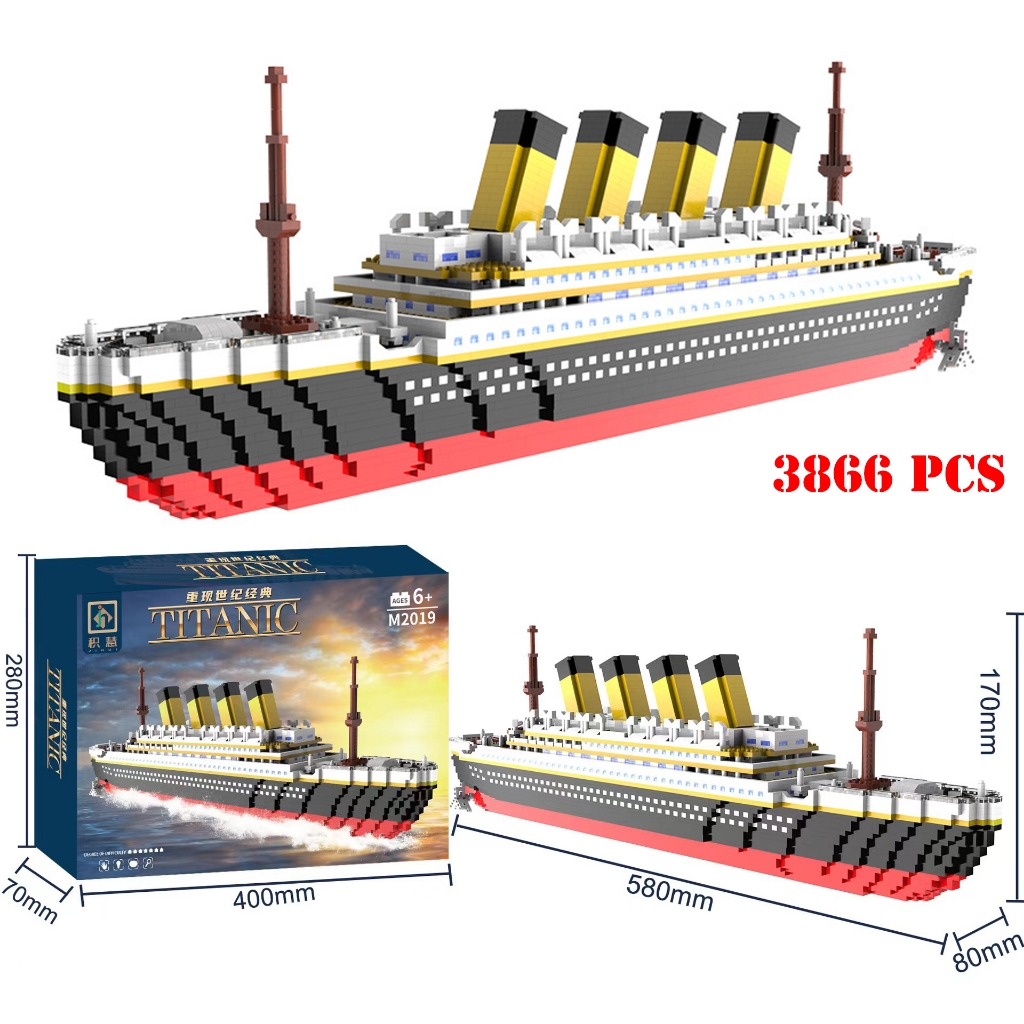 3688 Details - Titanic ship model assembly toy set, super large Titanic ...