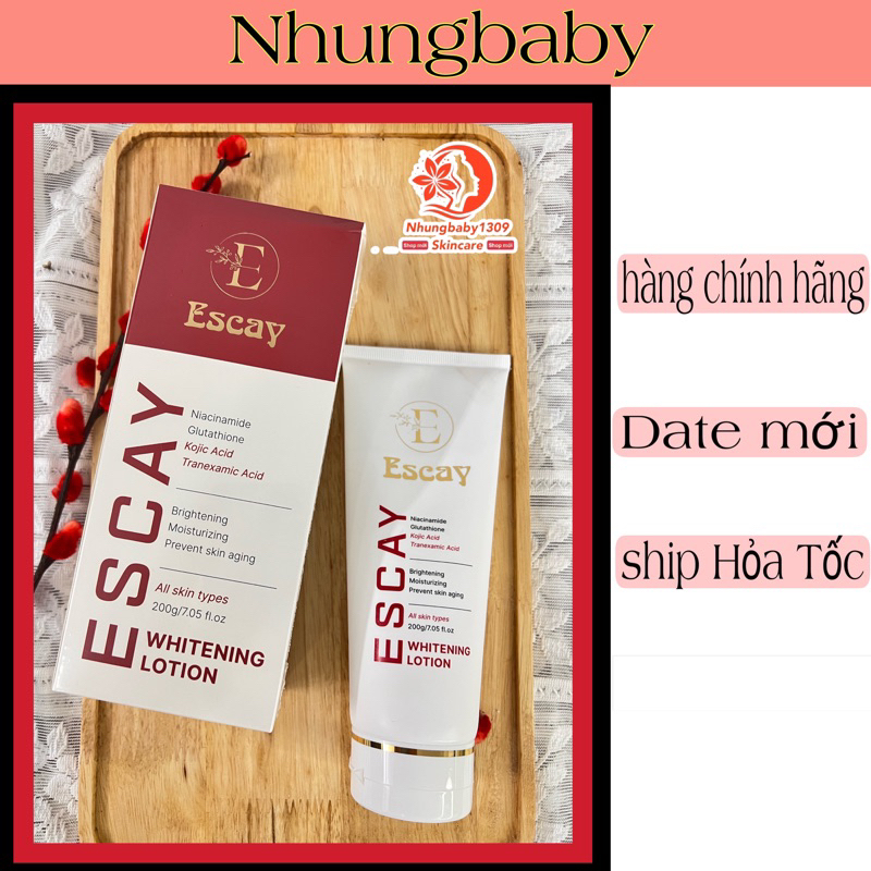 Escay Lotion for body whitening 200ml (free moisturizing serum ...