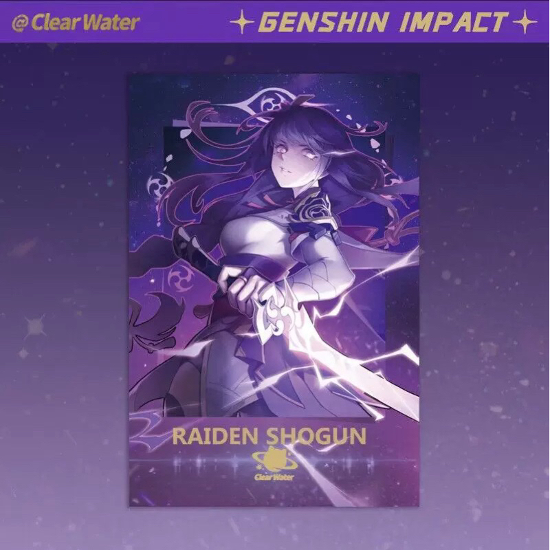 (Available From Chinese artists) Genshin Impact Raiden Ei Raiden Shogun ...