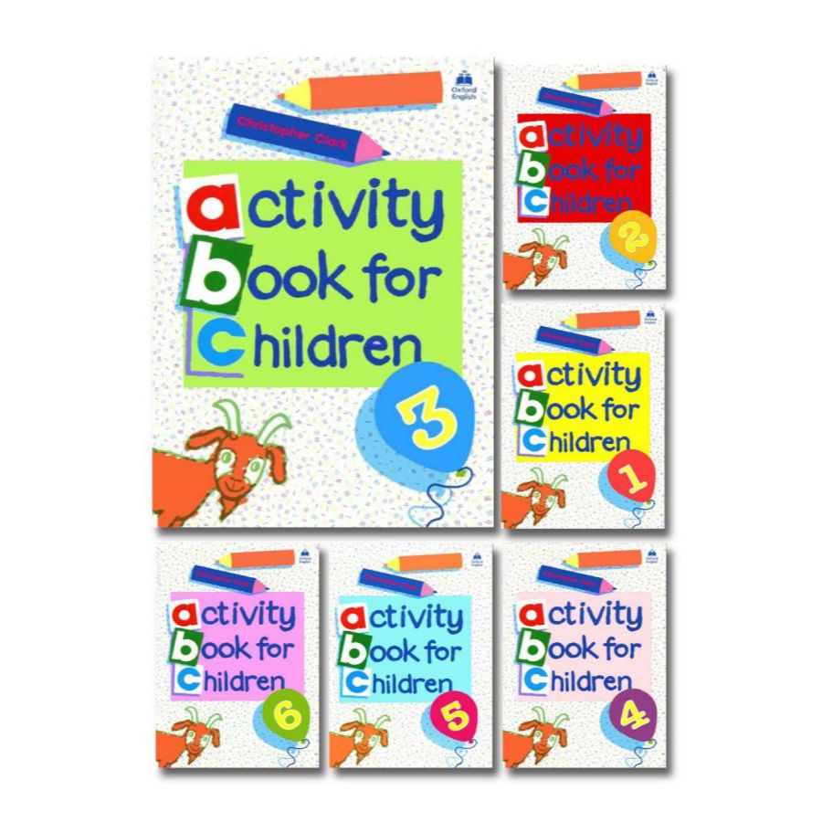 Book - Oxford Activity Books for Children 1,2,3,4,5,6 - black and white ...