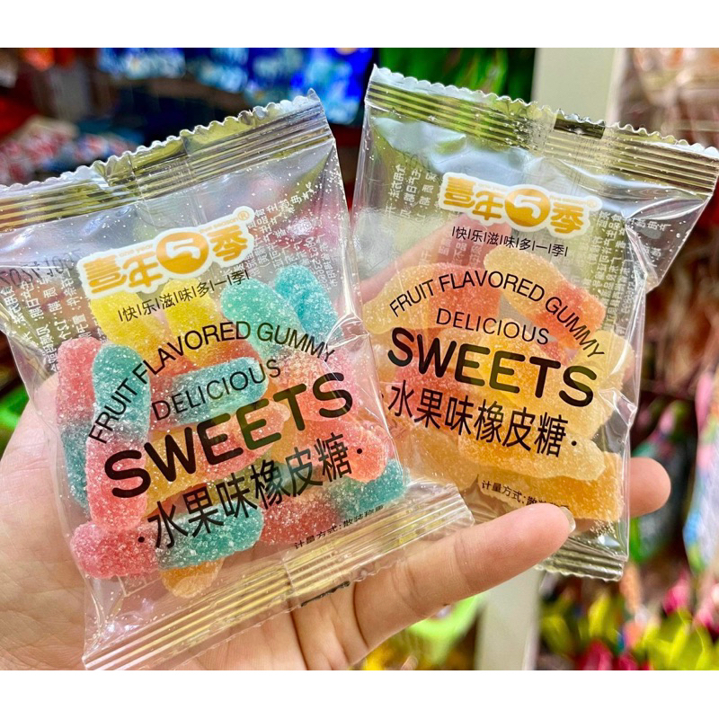 [available] combo of 5 packs of sugar chip candy 15gr/pre-packaged ...