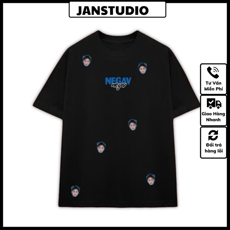 Chibi Negav Shirt - Say Hi Brother wears a youthful, dynamic style ...