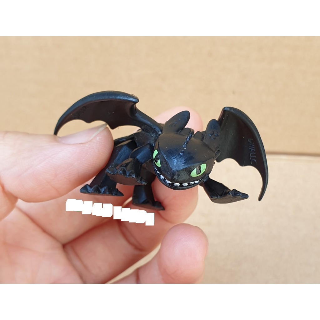 Black Mini Dragon model toy (Toothpick) from the movie "How to train ...
