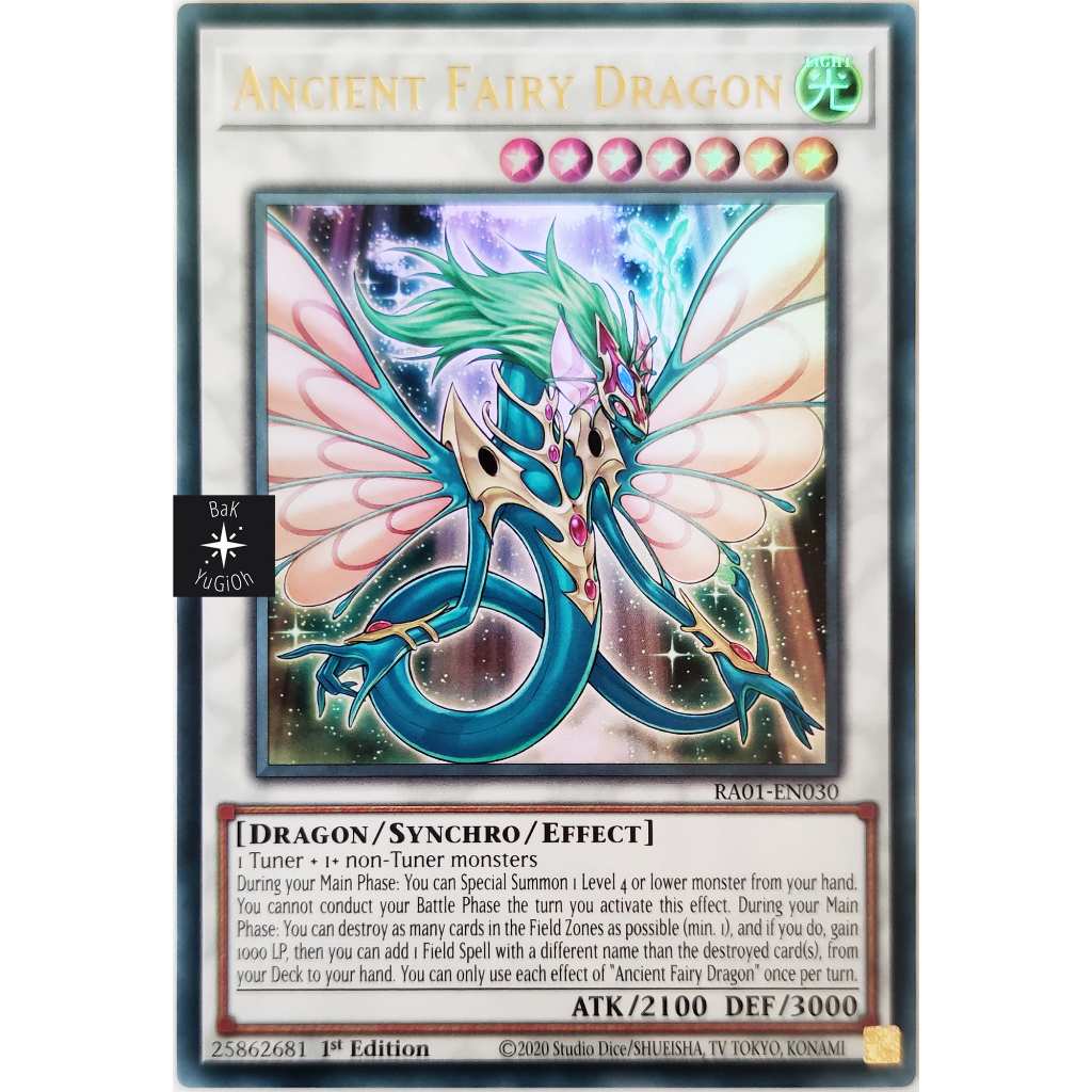 YU-GI-OH! [Original Card] Ancient Fairy Dragon |En+ae| Ultra Rare ...