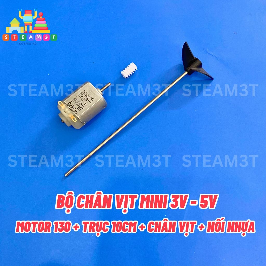 Mini propeller set, motor 130 180, voltage 3V, shaft 100mm, plastic ...