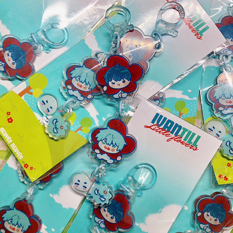 Alien STAGE - IvanTill 3cm chain keychain is a small flower | Shopee ...