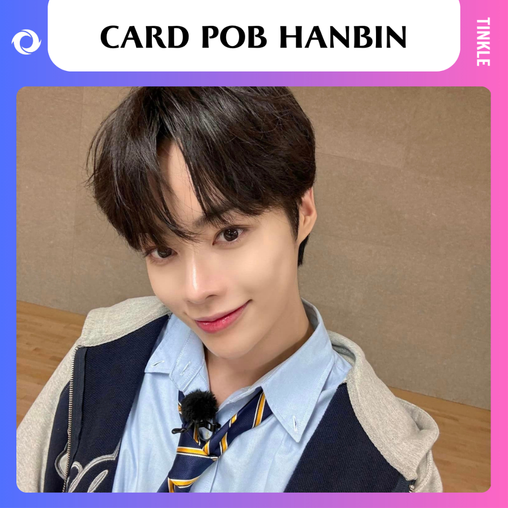 Official Tempest group HANBIN pob Card (genuine Kpop idol rounded ...