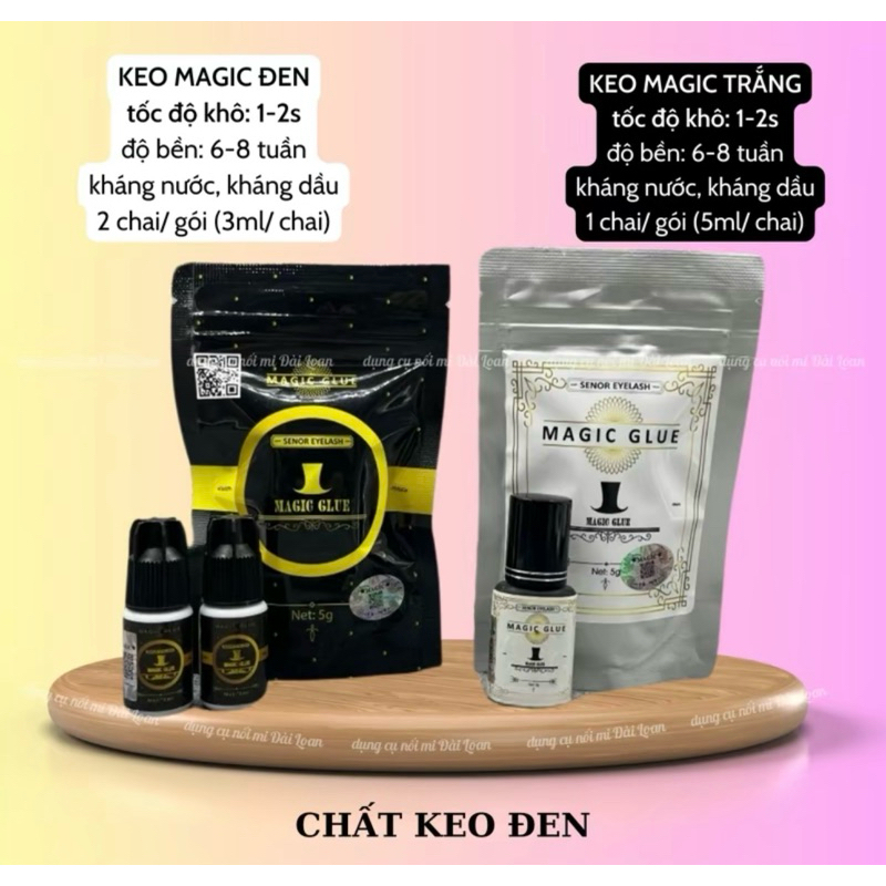 White magic glue and black magic glue _ Eyelash extension tools _ Mi ...