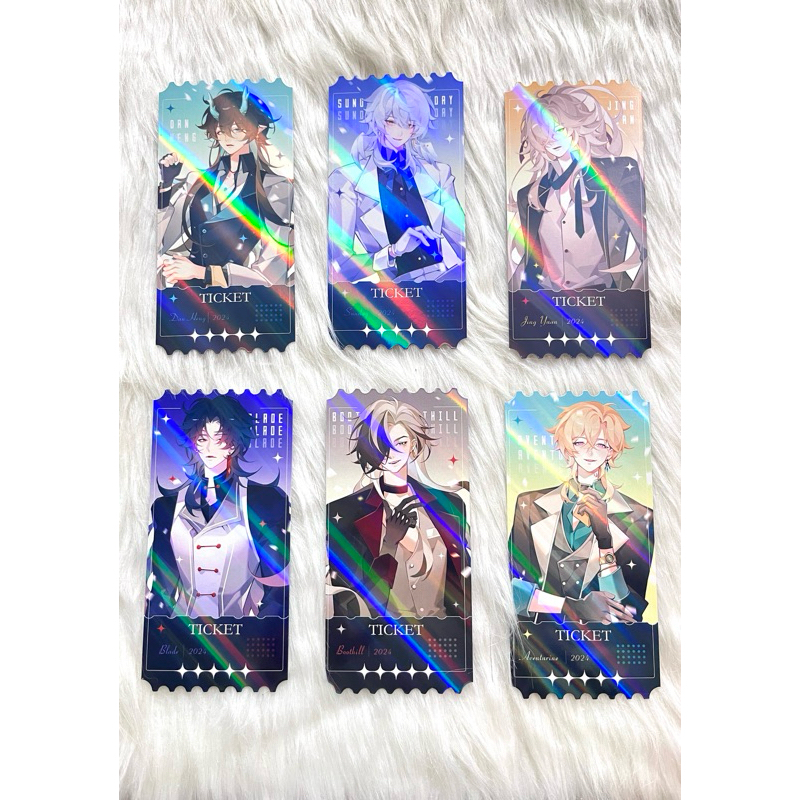 Honkai STAR RAIL SAW TEETH TICKET - Boothill Blade Aventurine Sunday ...