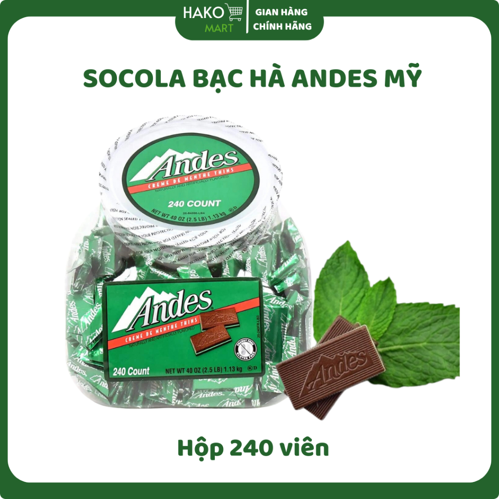American Andes Mint Chocolate | Shopee Philippines