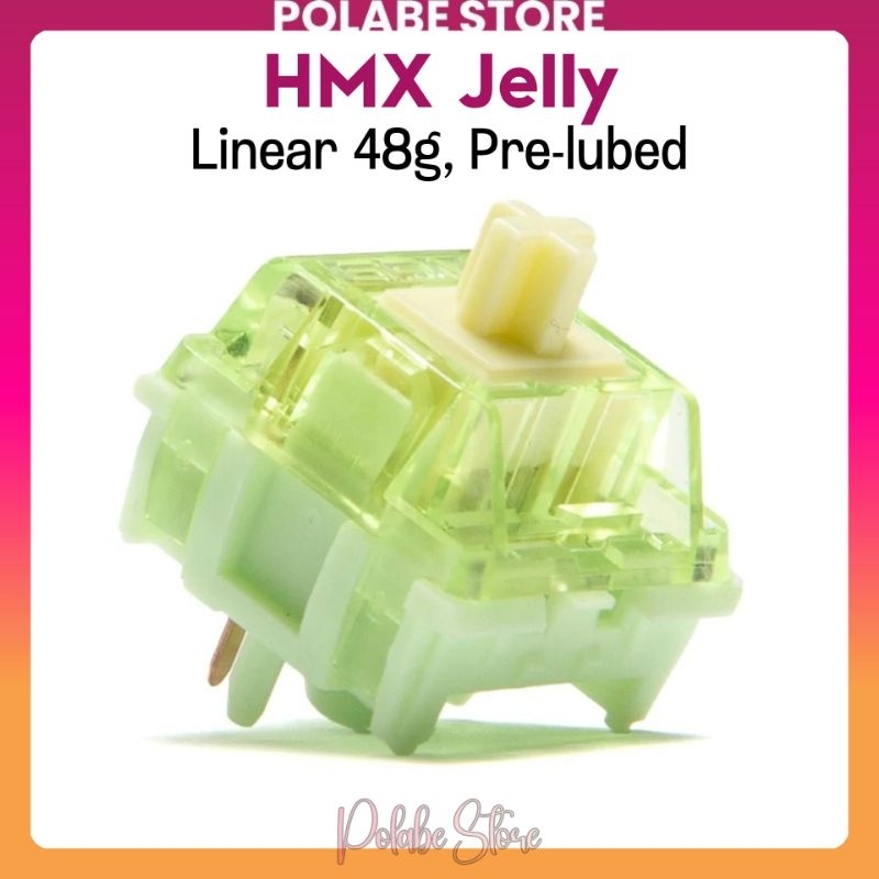 Switch HMX Jelly Linear Switch Mechanical Keyboard switch HMX Prelube ...