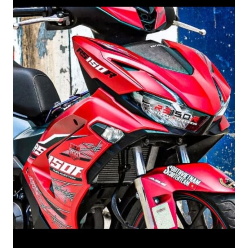 Honda Winner X V3 Rs 150 Red Car Sticker | Shopee Philippines