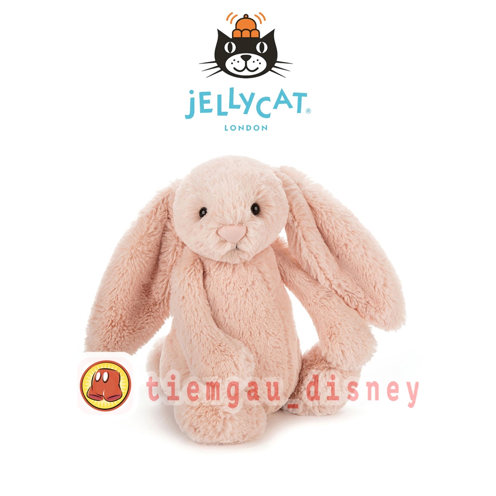 Jellycat Bashful Blush Rabbit Teddy Bear - Jellycat Bashful Blush Bunny ...