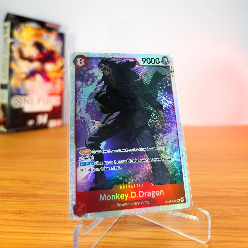 Genuine One Piece Monkey D Dragon OP07-015 500 Years in the Future TCG English | Shopee Philippines