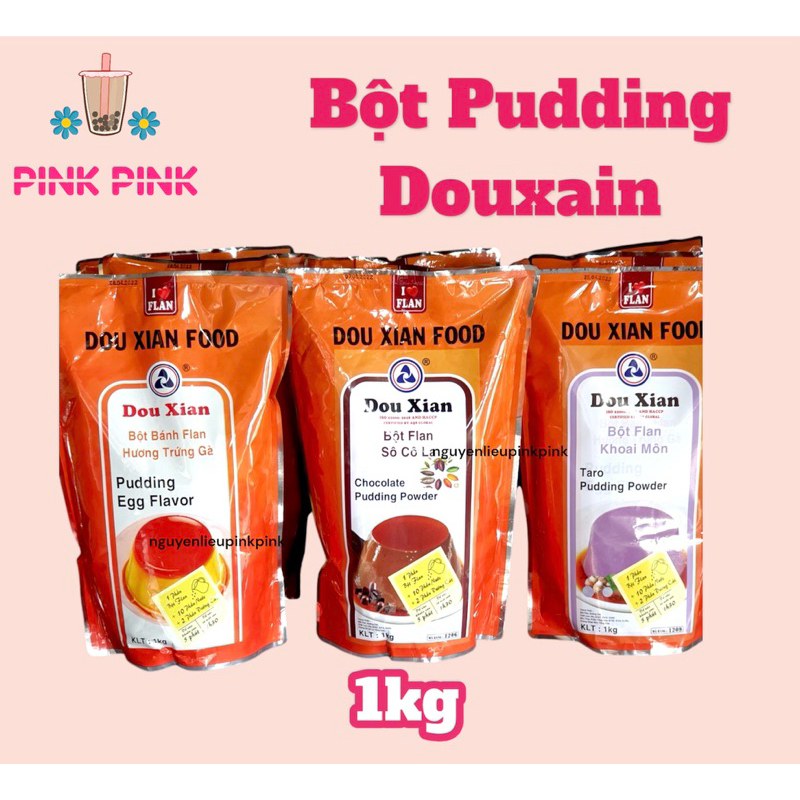 Douxian FLAN PUDDING POWDER PACKAGE 1KG Ingredients for Mixing from ...
