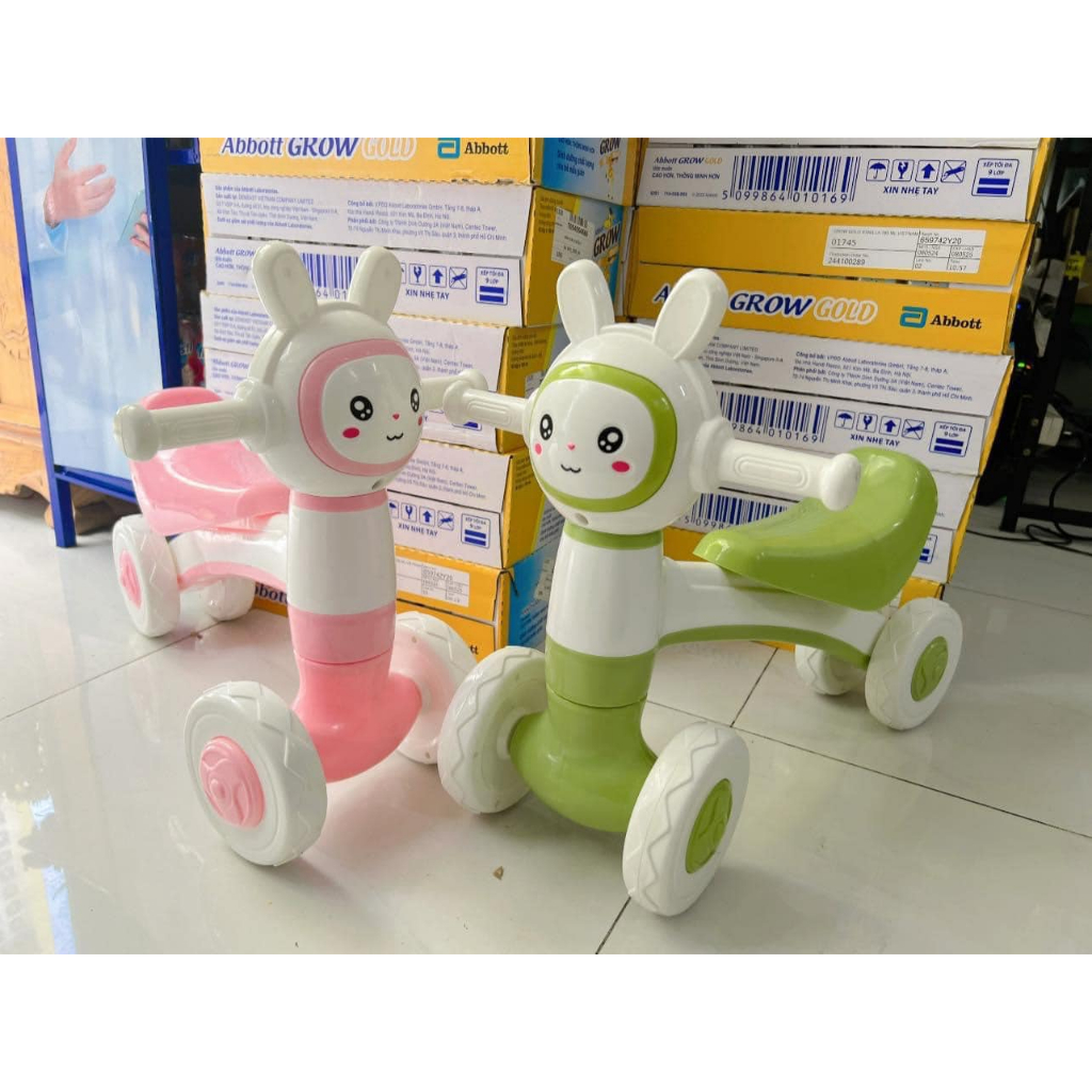 Rabbit Stroller with Lights, PPM Music Cart with Solid Design for ...