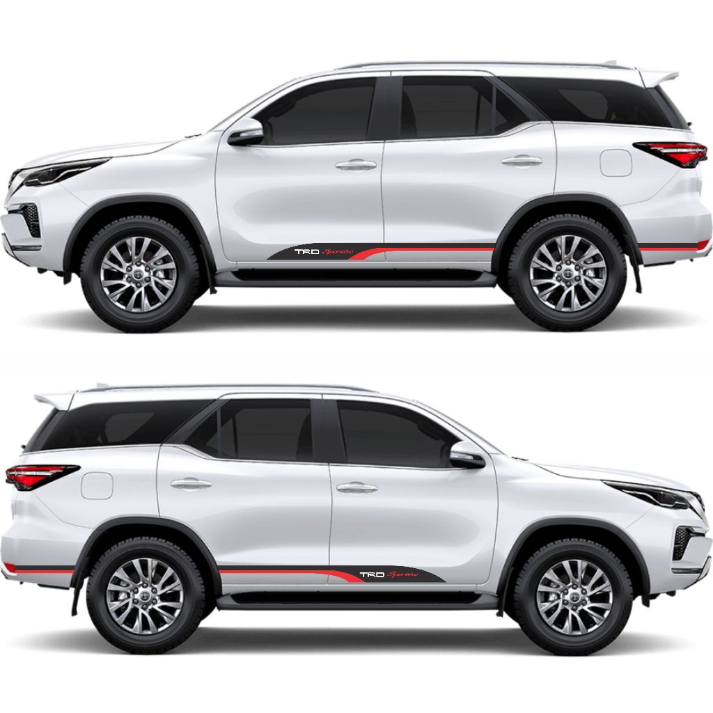 Sporty style Fortuner TRD side sticker | Shopee Philippines