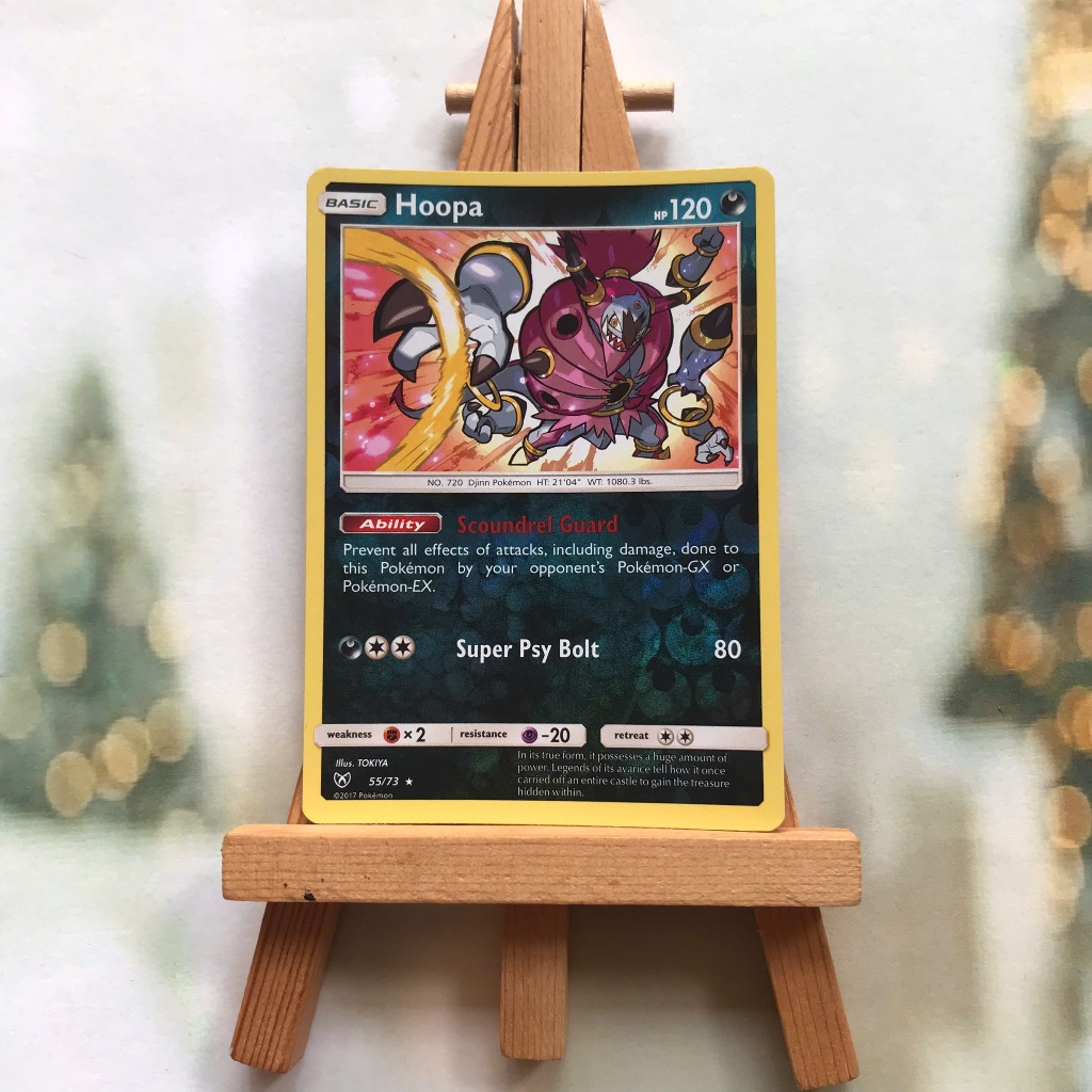 Pokemon Hoopa 55/73 Picture Cards - Genuine English Shining Legends ...