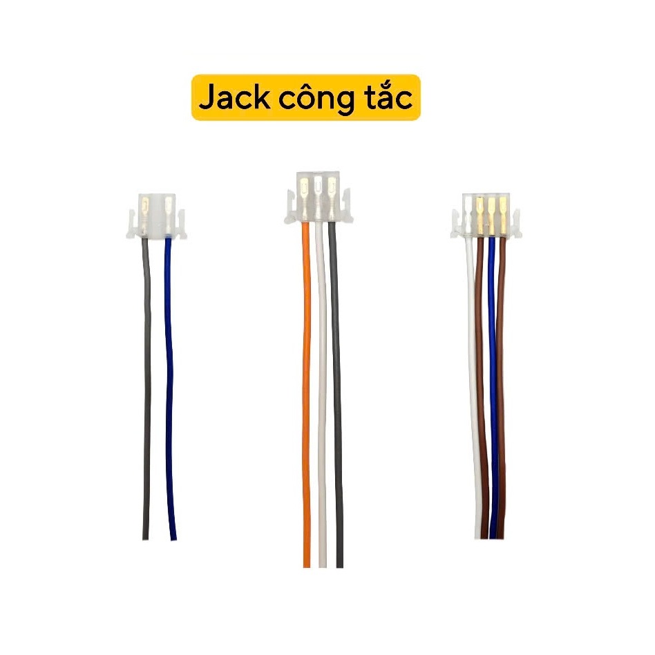 Motorcycle switch button jack (Spaghetti strap, 3-wire, 4-wire jack for ...