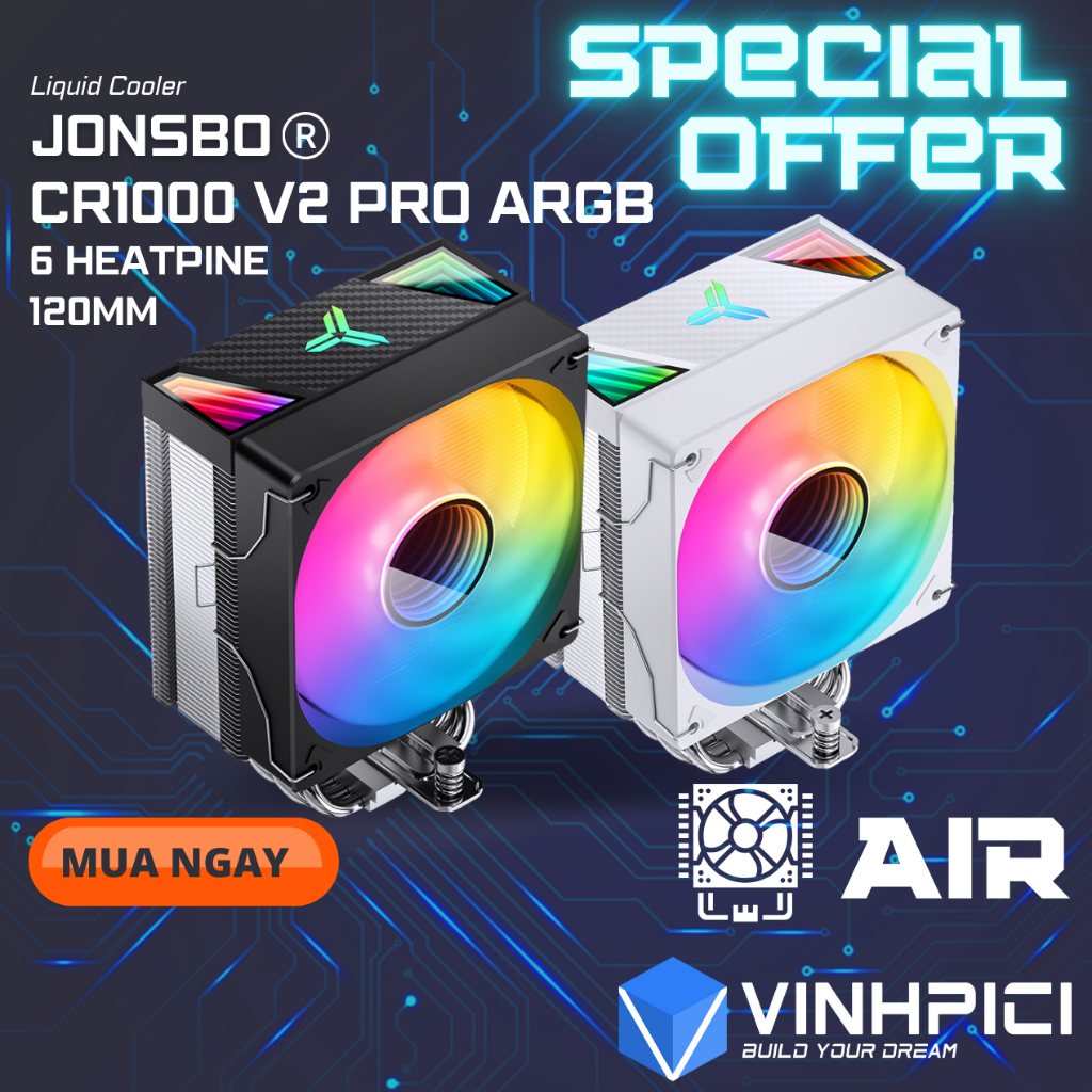 Jonsbo CR1000 V2 PRO ARGB CPU air cooler [NEW] | Shopee Philippines