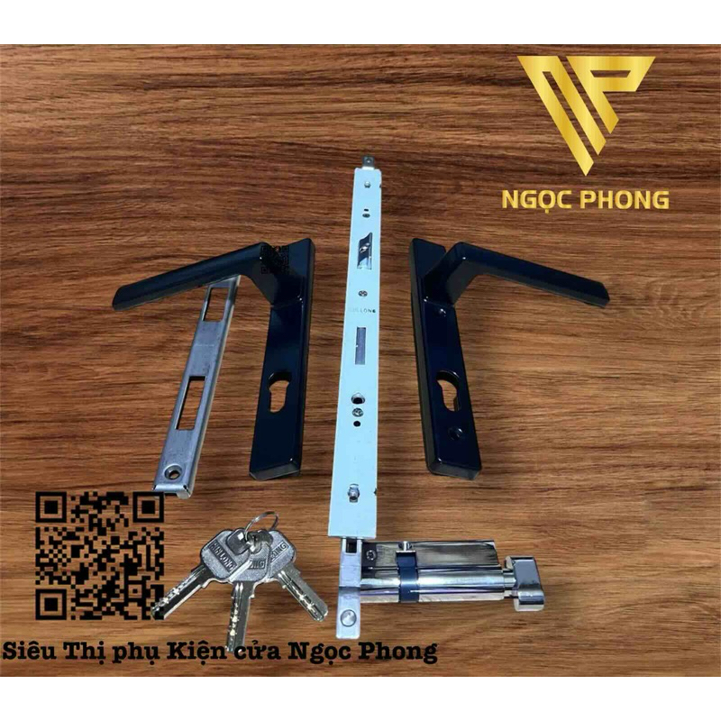 Genuine kinlong multi-point lock set for black xingfA door | Shopee ...