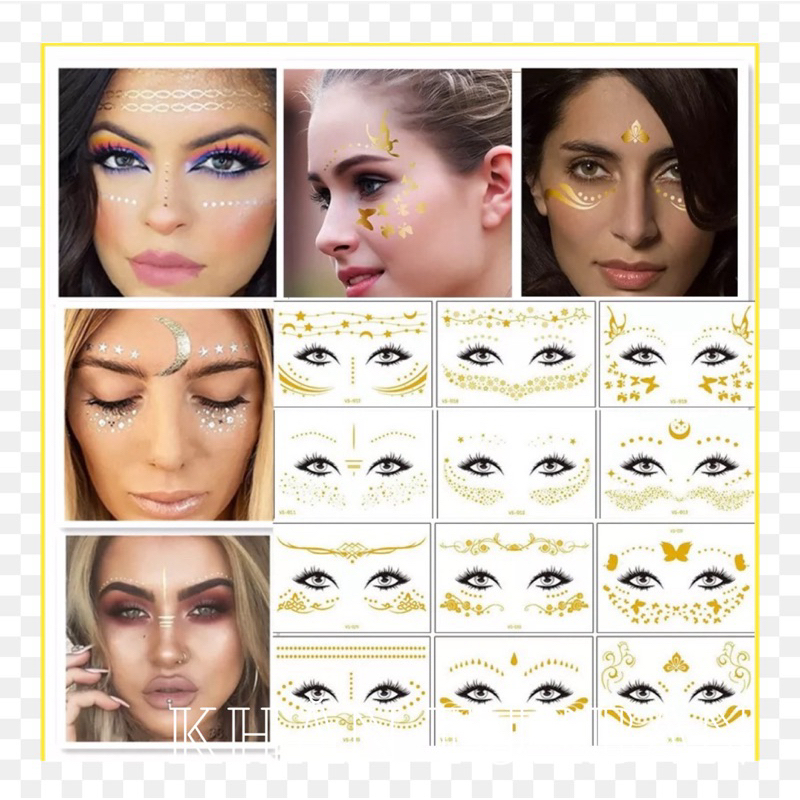 Glitter cheek patch - halloween cosplay face patch - Khanturban ...