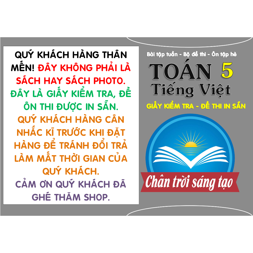 Weekend Review Sheet and Vietnamese Math Test Paper Grade 5 (Creative ...