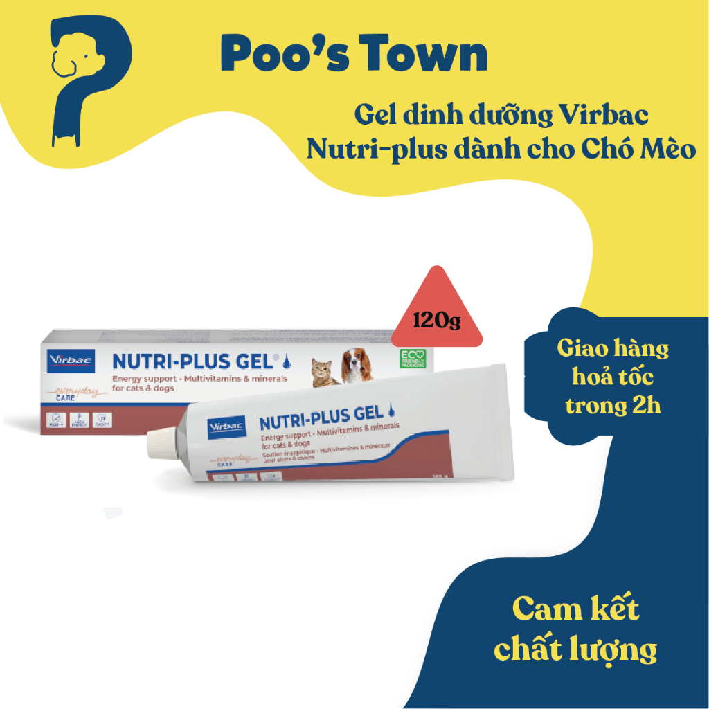 Virbac Nutri-Plus Nutritional Gel for Dogs and Cats 120g | Shopee ...