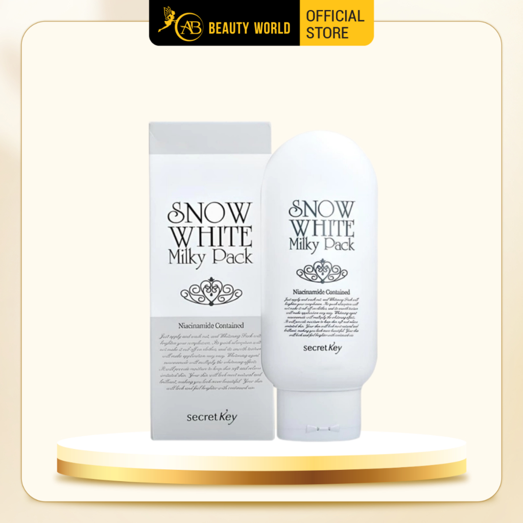 Snow White Milky Pack Secret Key Whitening Shower Cream 200g AB Beauty ...