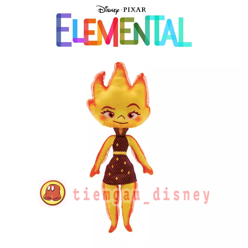 Ember Lumen Teddy Bear from the movie Elemental 2023 - Land of the ...