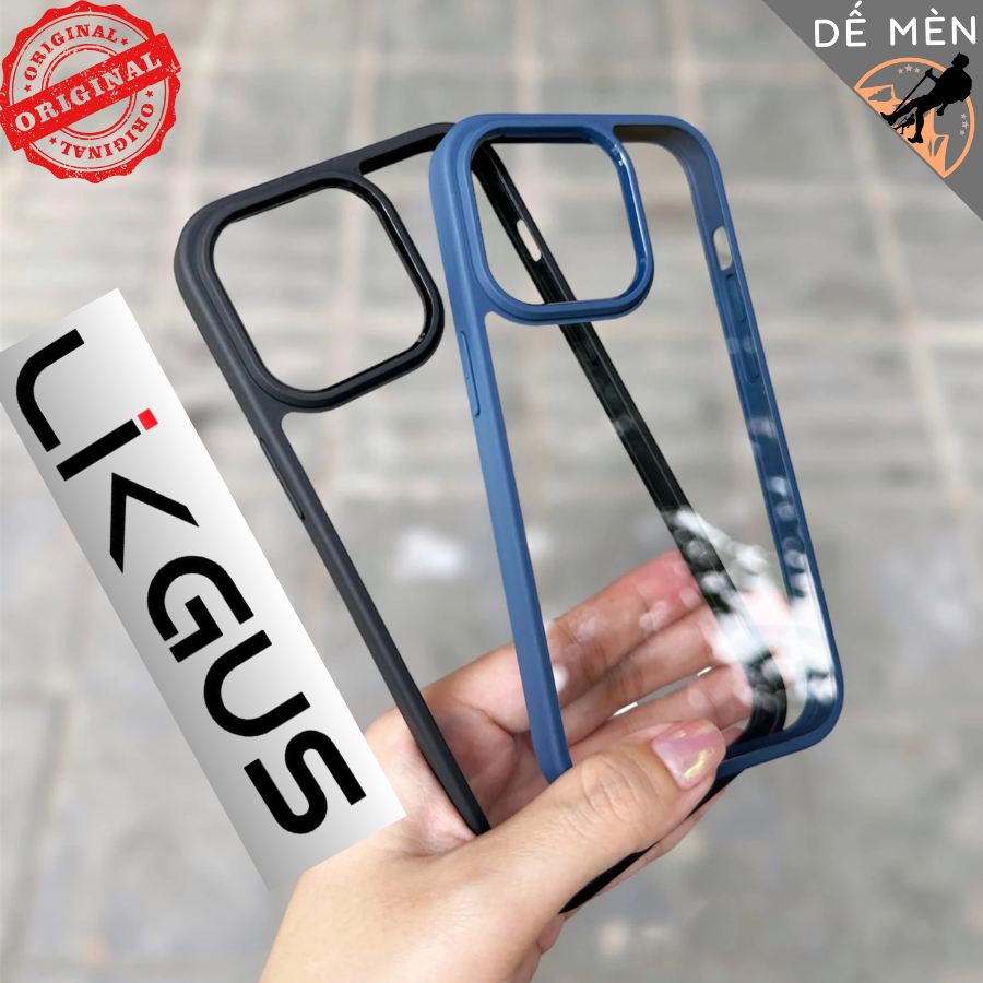 Genuine LIKGUS ip case with clear back, no yellowing, anti-shatter on ...