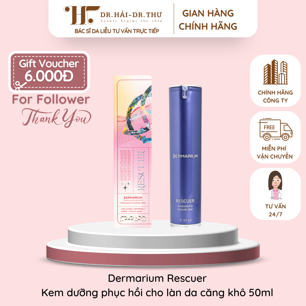 Dermarium Rescuer - Restorative cream for dry skin 50ml | Shopee ...