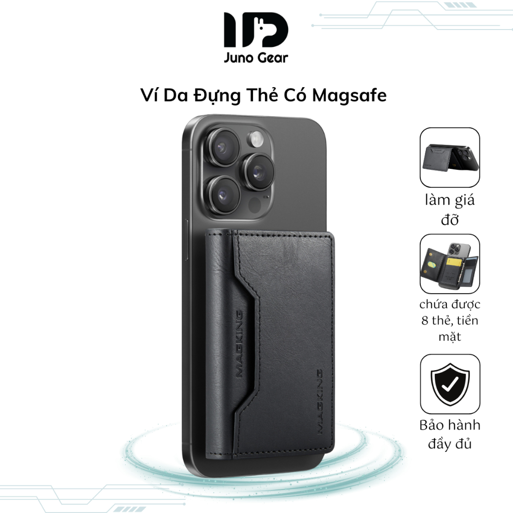 Magsafe wallet with integrated RFID BLOCKING_HV-034 | Shopee Philippines