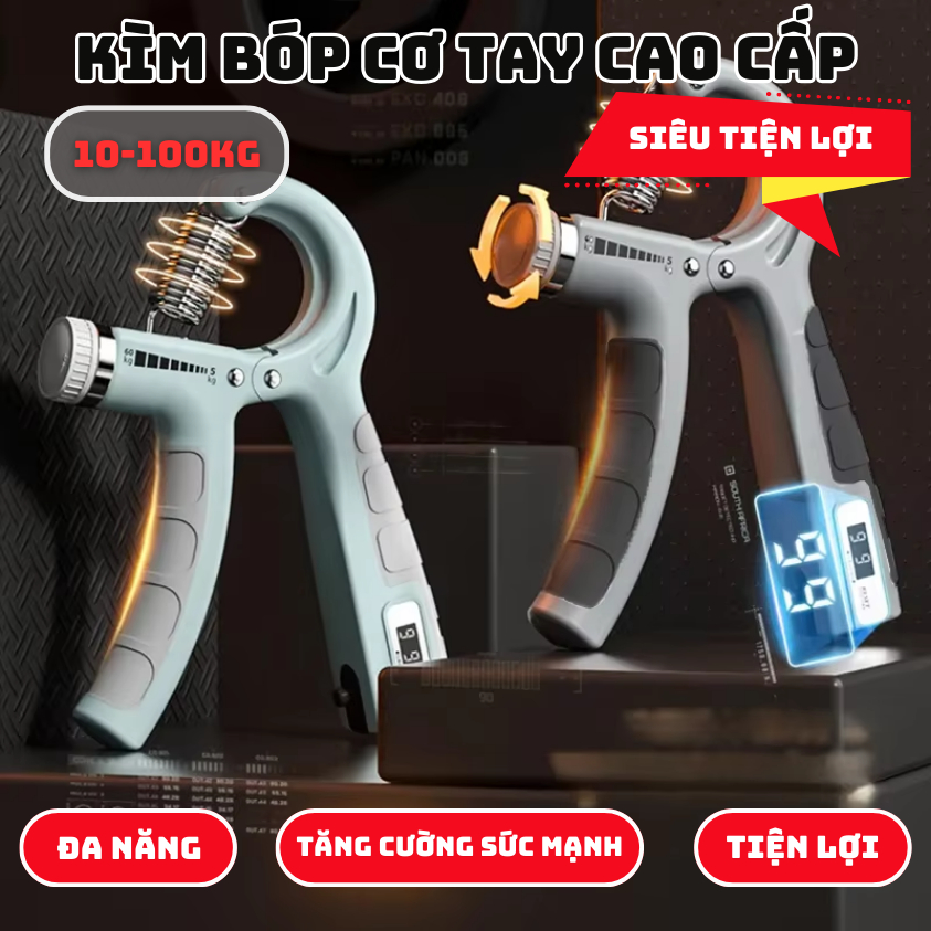 Automatic counting hand pliers, 10-60kg hand exercise pliers, tool to ...