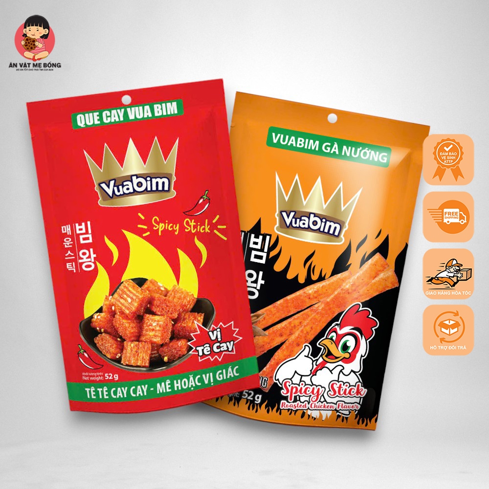 Odd 1 pack of King Bim Bim, spicy pangolin flavor, grilled chicken ...