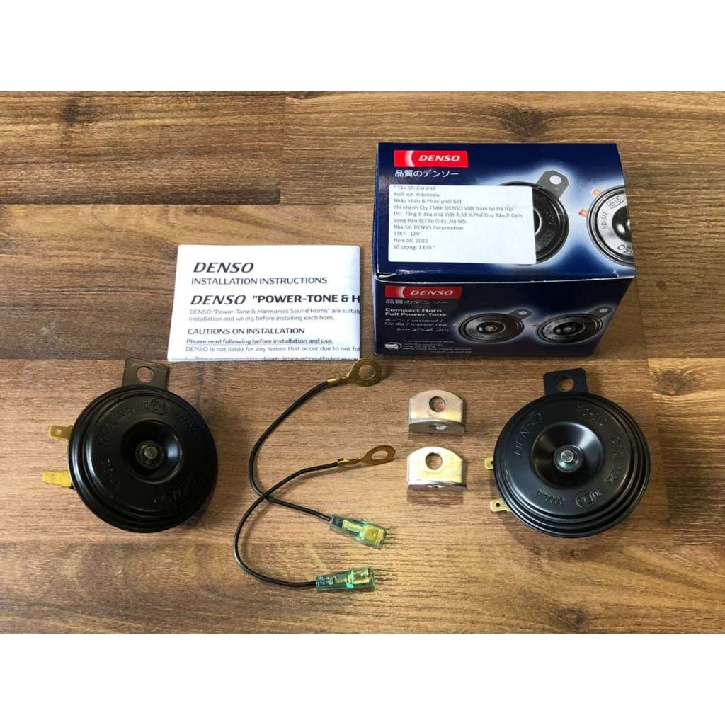 Genuine Denso disc horn for Ford cars, 12v, 2 jacks (JK272000-6910 ...