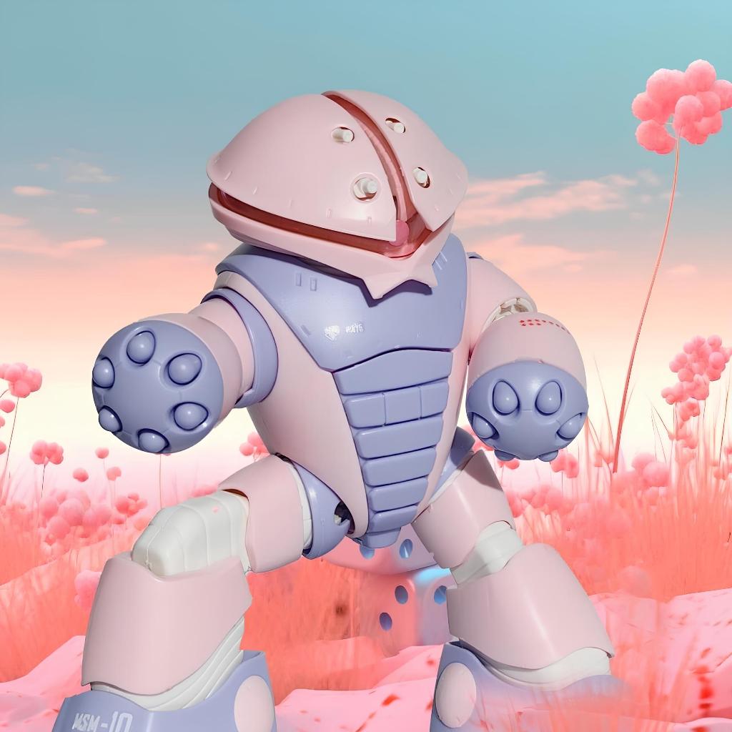 Gundam HG MSM-04 Acguy Pink 0010 JMS with HGUC water decal Assembly ...