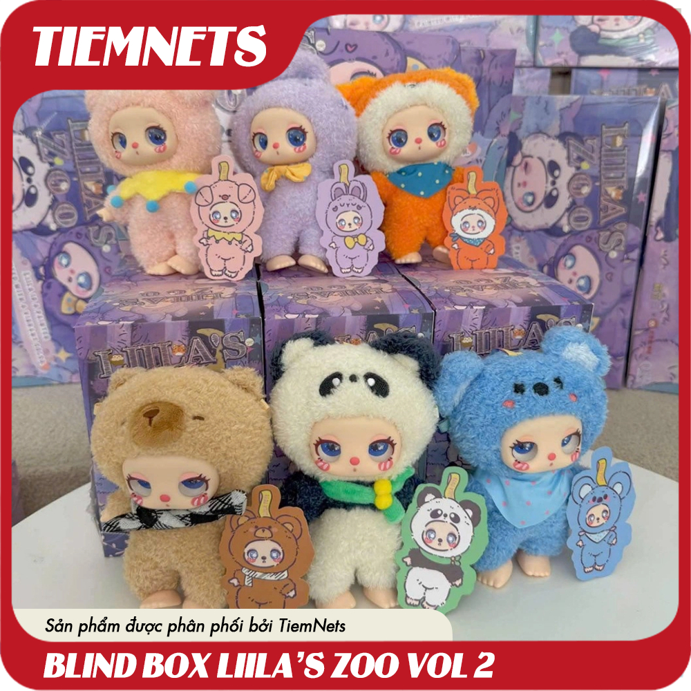 Blind BOX MODEL LIILA'S ZOO VOL 2- VERSION PLUSH DOLL - GENUINE DOUMI & LIILA TOYS | Shopee ...