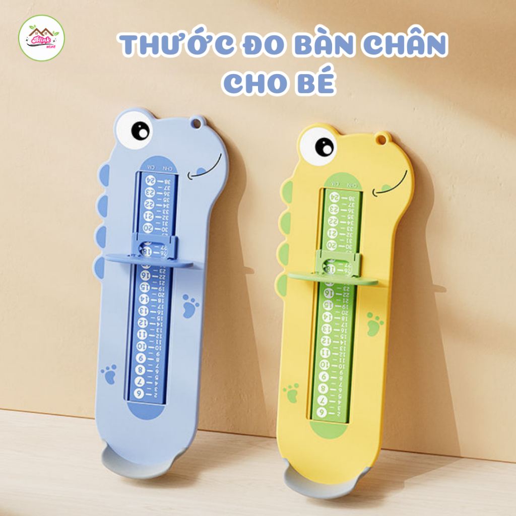 Dinosaur Shape Baby Foot Length Measurer with Adjustable Lever - Foot ...